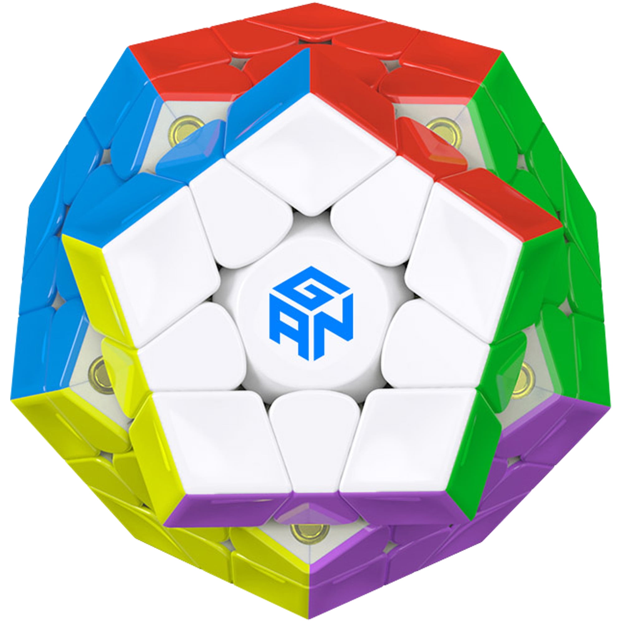 GAN Megaminx M, Magnetic 3x3 Rubiks Speed Cube, Stickerless Puzzle Game ...