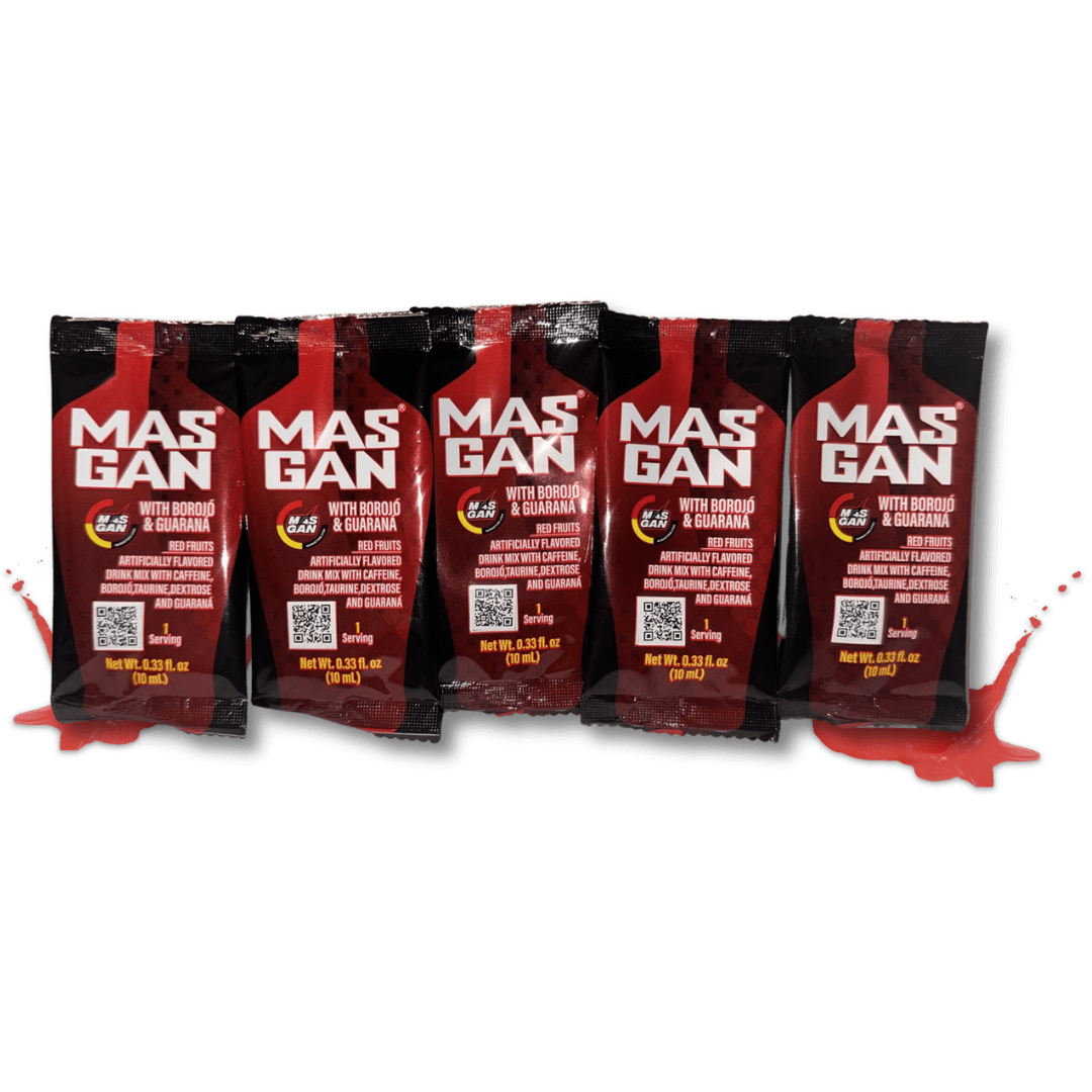 + GAN - Pack 5 sachet of 0.33 fl Oz - 10 ml - Energy Drink with Guarana ...