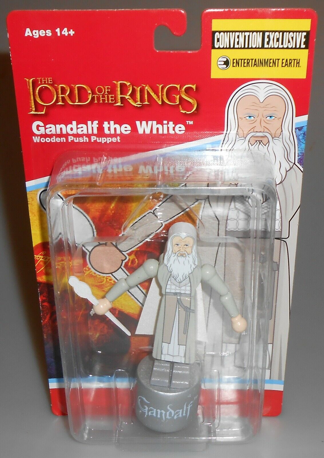GANDALF THE WHITE Push Puppet SDCC Exclusive NIB f/Entertainment Earth ...