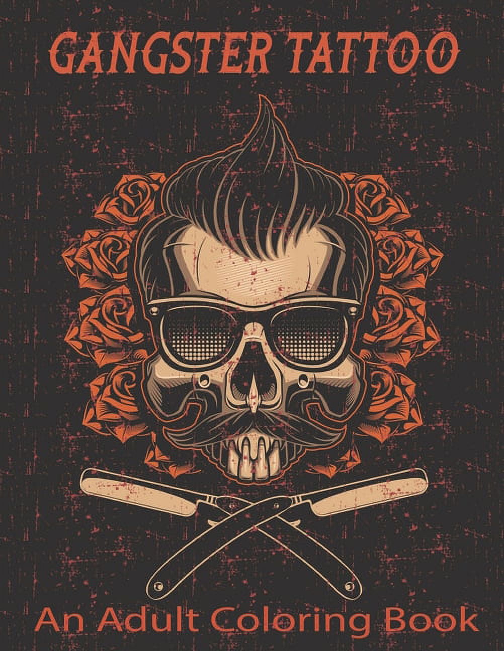 Gangster Skull Tattoo Flash