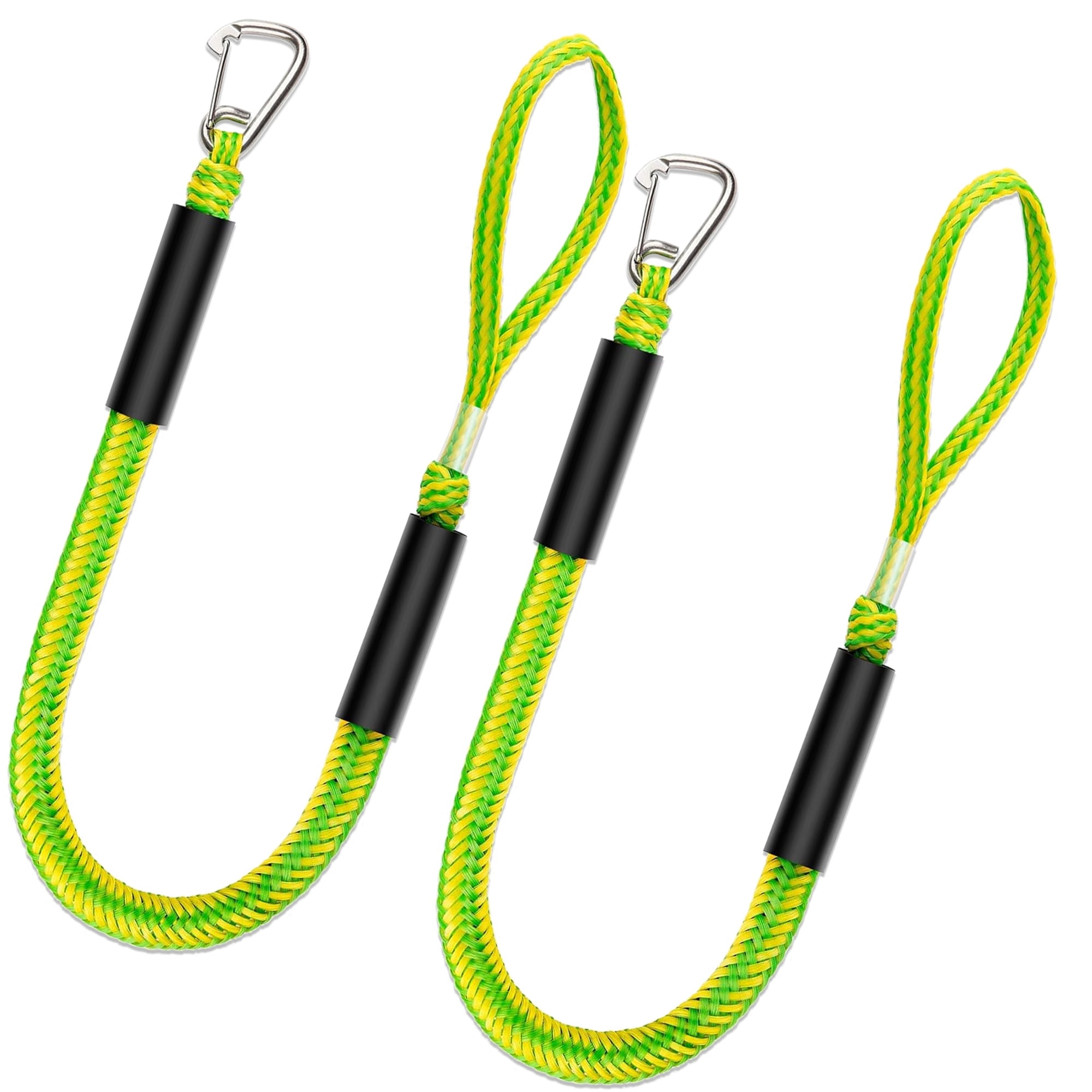 GANGXUN Bungee Dock Lines with Clips 3FT (2 Pack) – 1800LB Shock ...