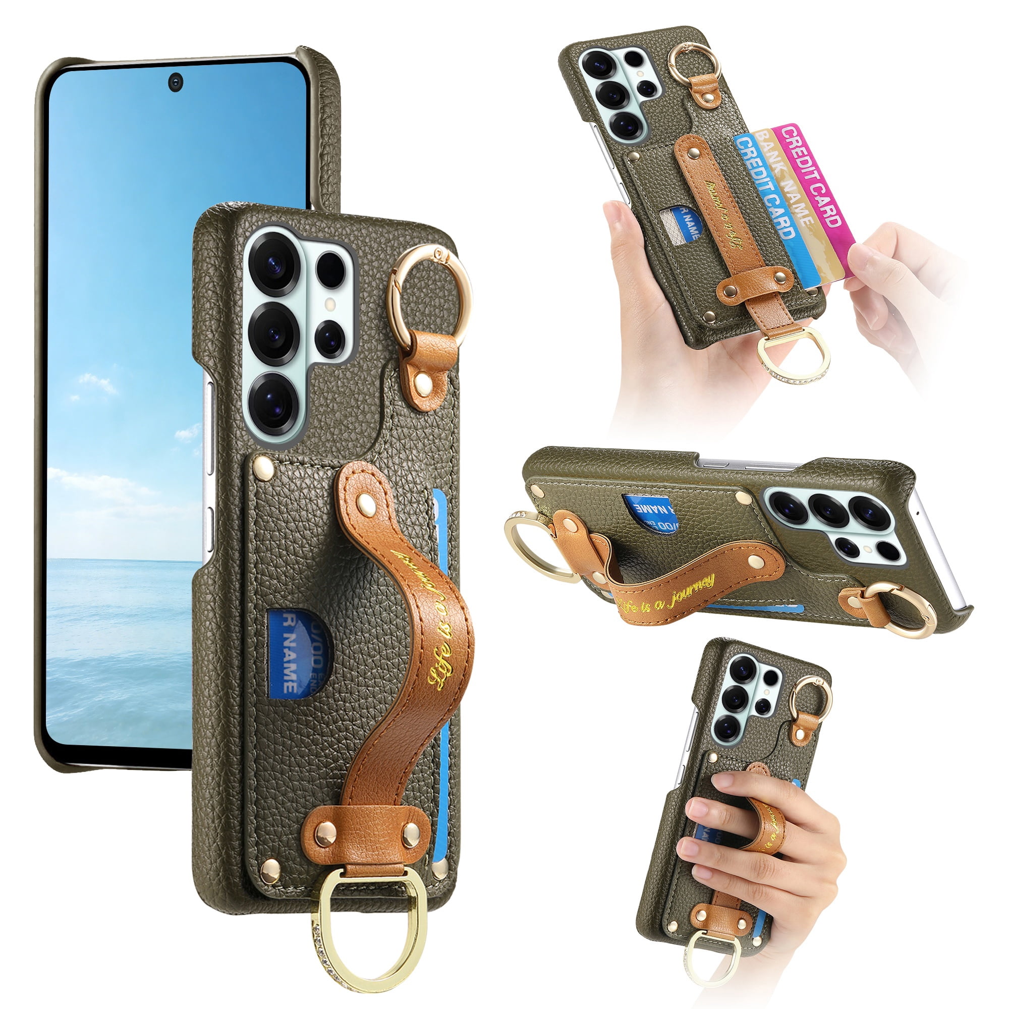 GANGXUN Case for Samsung Galaxy S26 Ultra, Wallet Function, Ring Design ...