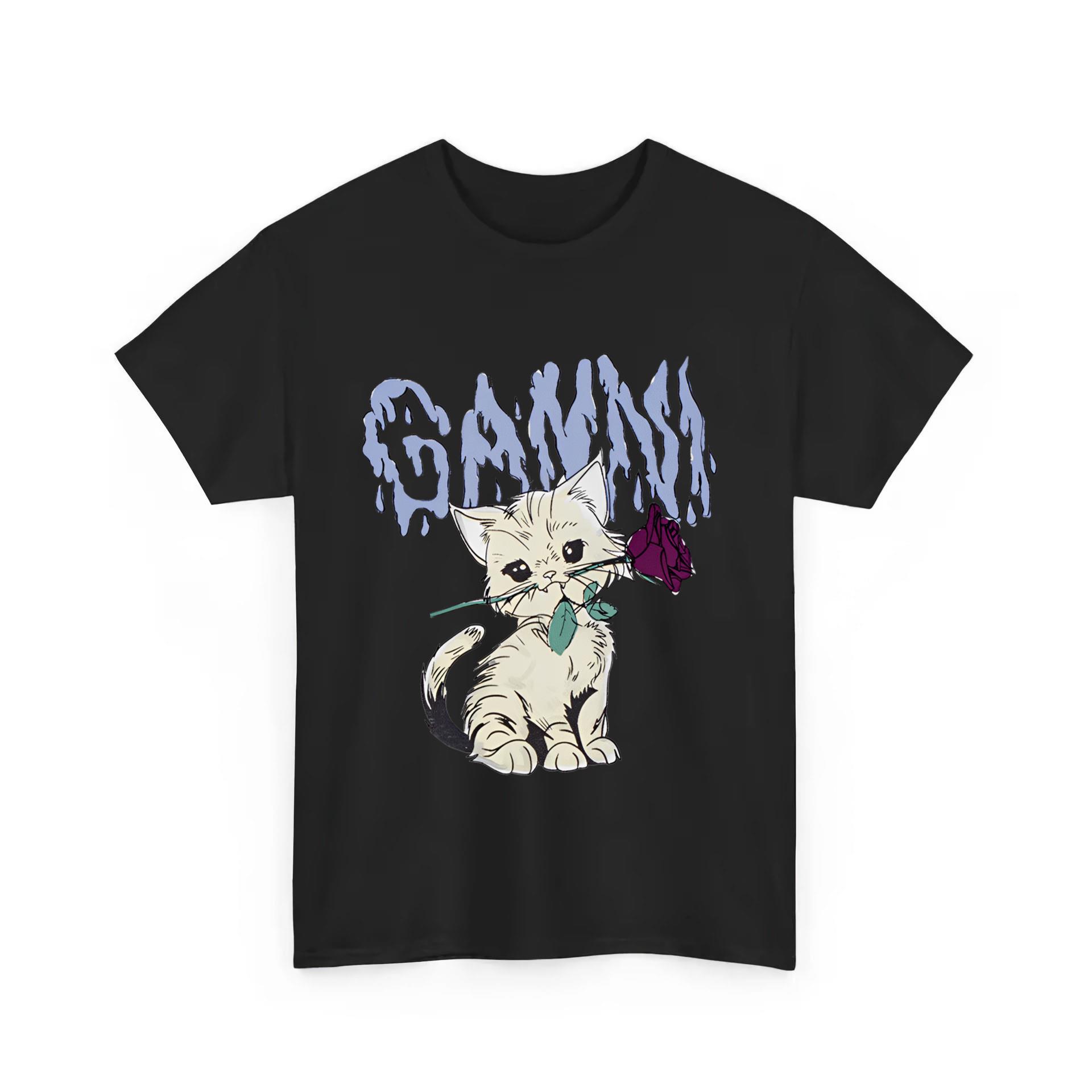 GANNI RELAXED CAT T-SHIRT - LIMITED EDITION - 7 COLOR OPTIONS - NEW ...