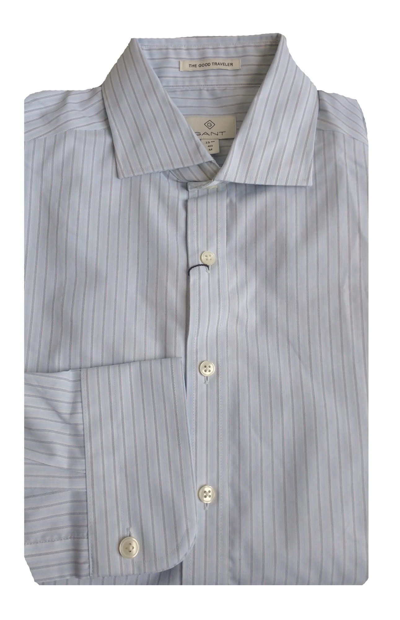 GANT DIAMOND G Men's Hamptons Blue Stretch Fitted Broadcloth 3050906 Sz ...