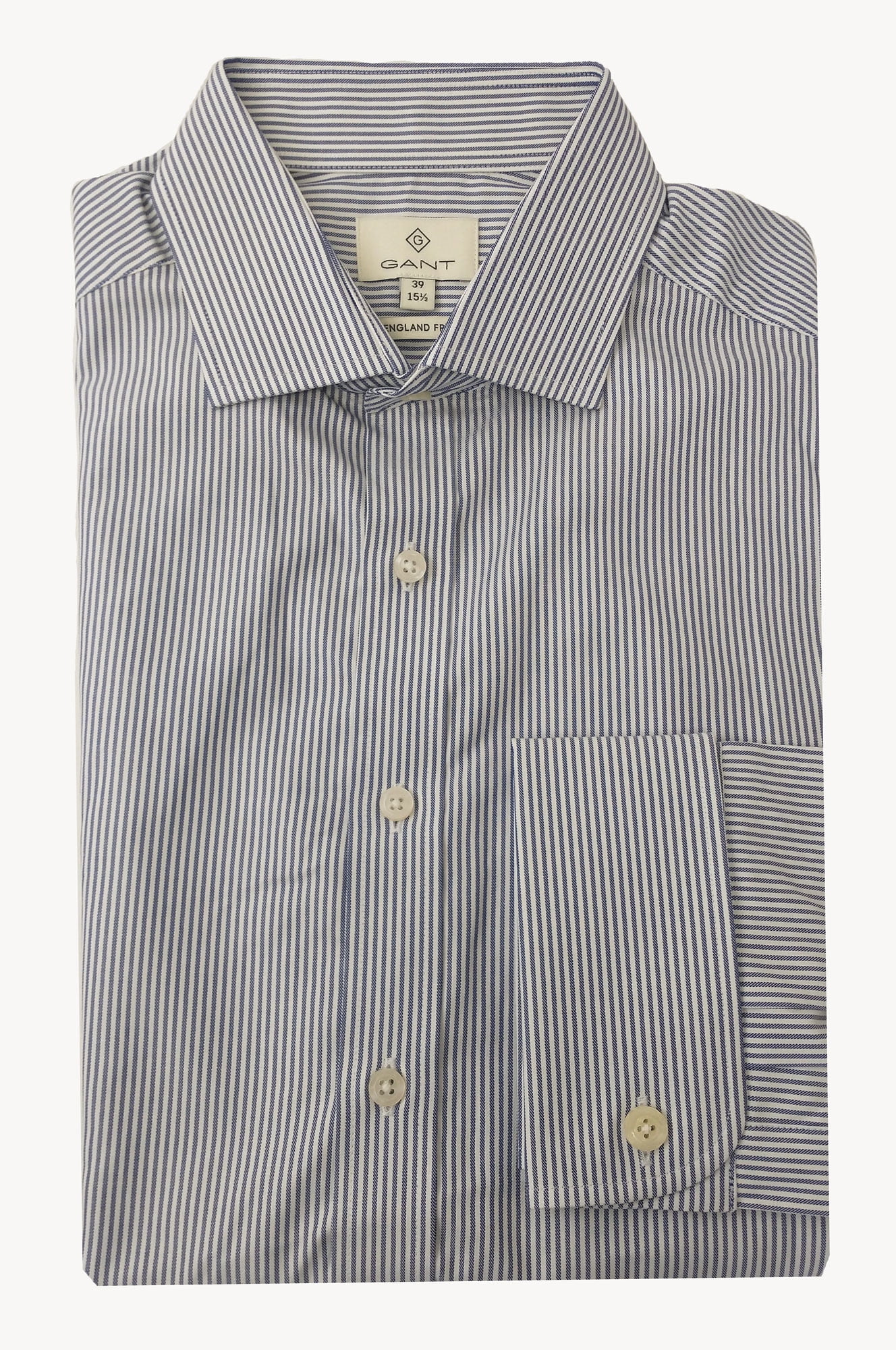 GANT DIAMOND G Men's Marine Herringbone Banker Fitted Spread 385017 ...