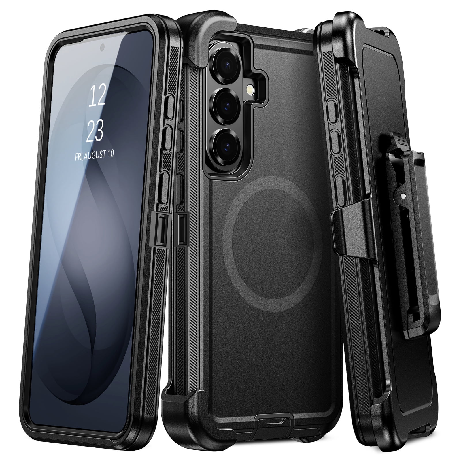 GAOBAO for Samsung Galaxy S26 Plus Case with Belt Clip Magnetic Heavy ...