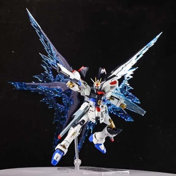 GAOKE HG 1/144 Strike Freedom Cherry Pink Glacier Blue Midnight Color ...