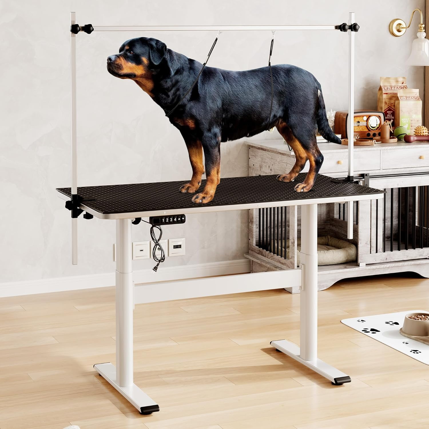 GAOMON 46" Dog Grooming Table Heavy Duty Electric Lift Pet Grooming ...