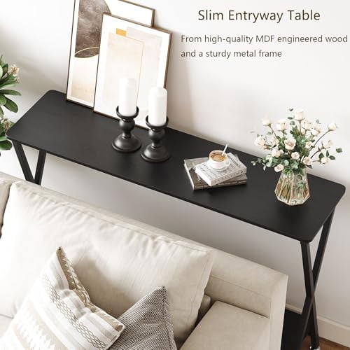 GAOMON Console Table，Sofa Tables with Wide Storage，41" Hallway Table ...