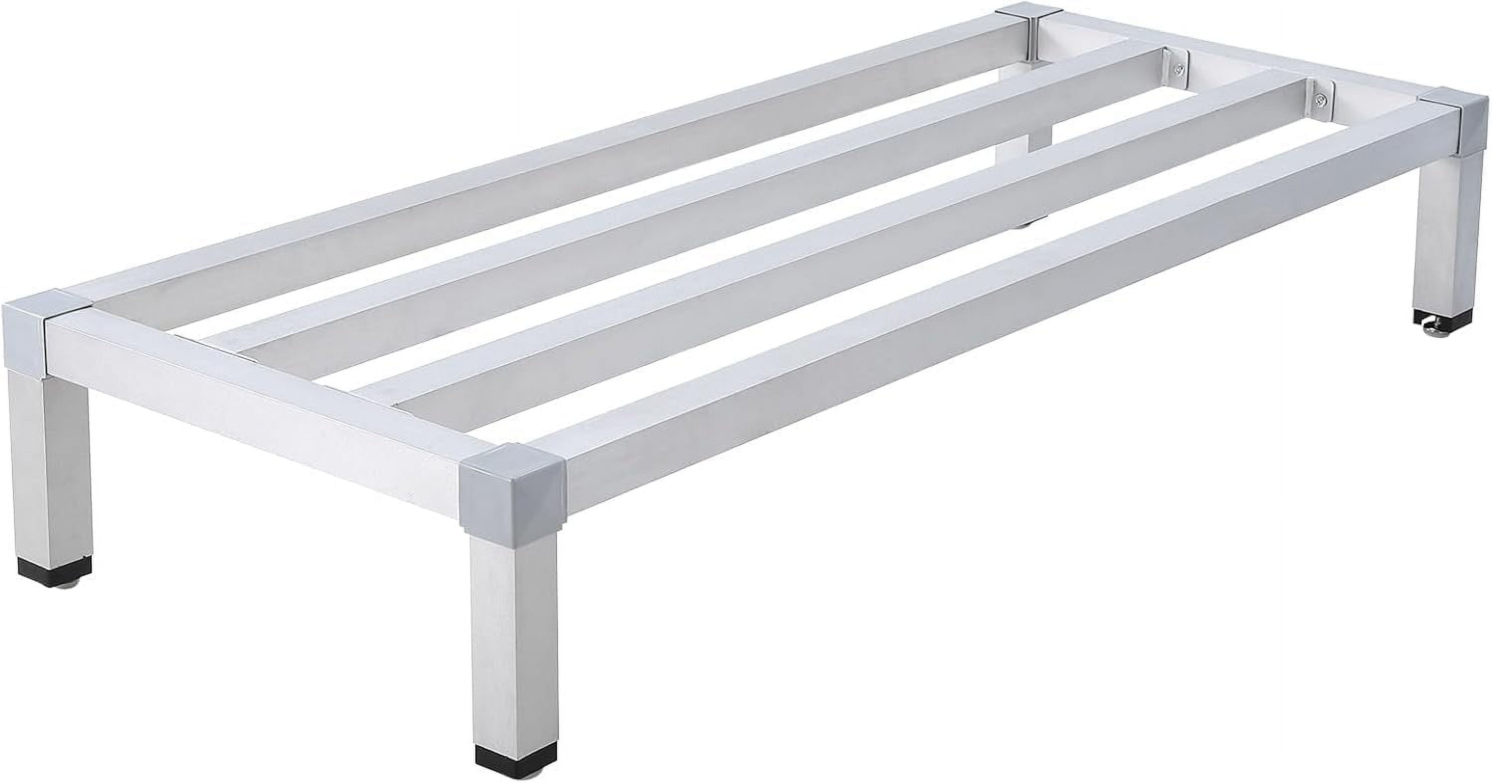 GAOMON Dunnage Rack Aluminum 24'' x 14'', 12-Inch Elevated Storage ...