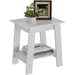 212 Main Modern Storage Wood Square End Table Multicolor Walmart