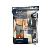 Gap Men's Ultra Soft Stretch Modal Boxer Briefs, 4 Pack, Blue, XL ...
