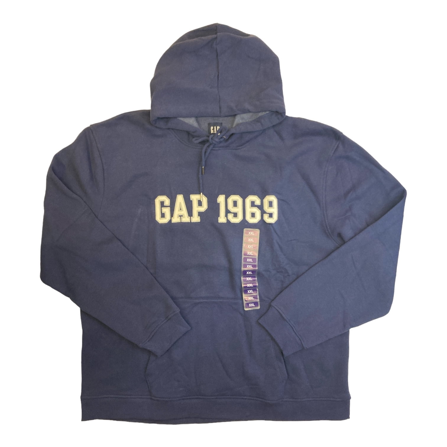 GAP Men's Varsity Inspired 1969 Logo Long Sleeve Hoodie (Medieval Blue, M) - Walmart.com