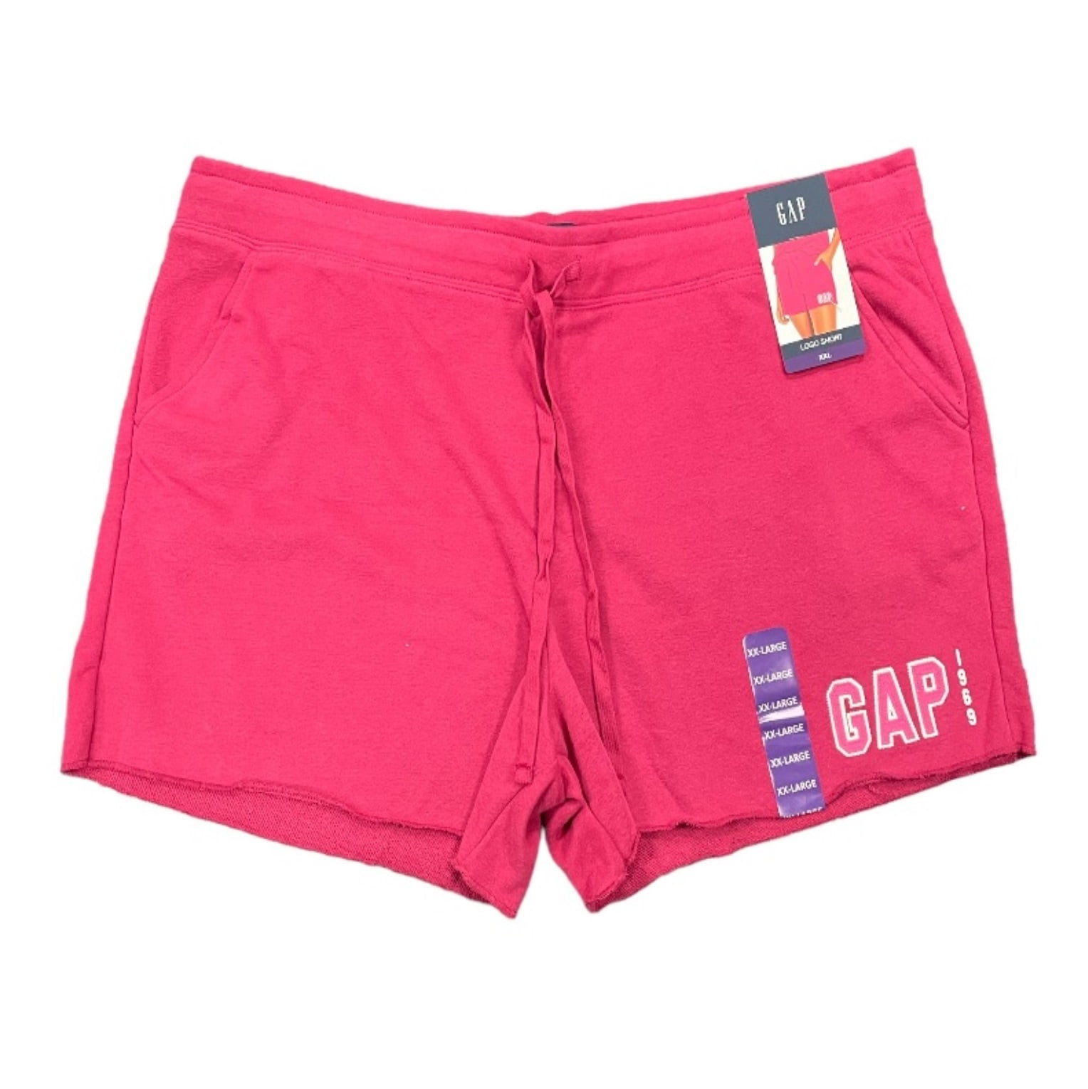 GAP Women's Soft Pull On Drawstring Logo 4" Inseam Short - Walmart.com