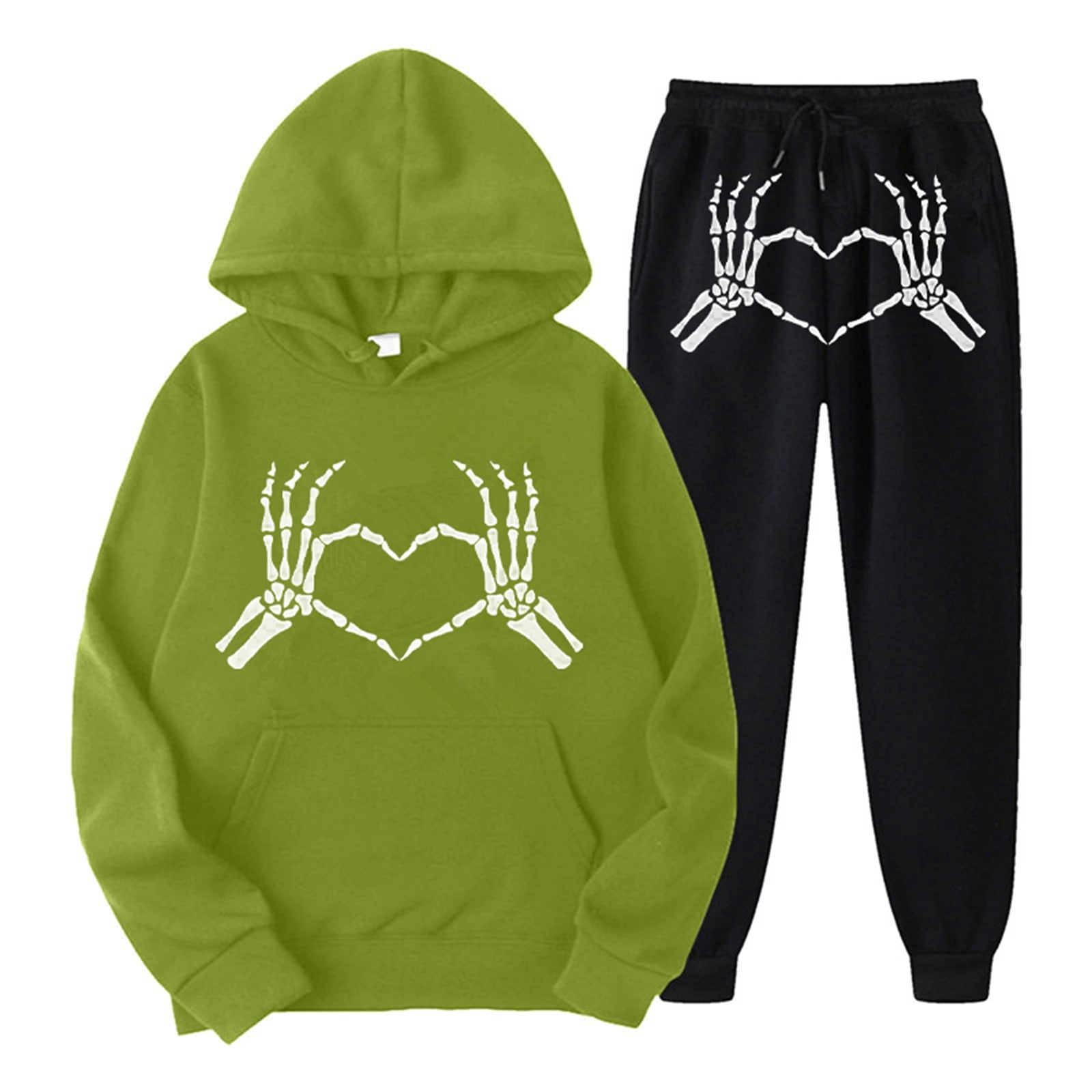 GAQLIVE Ladies Fashion Casual Bone Gesture Fun Personality Printed Head ...