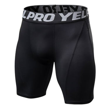 Compression Shorts Men Spandex Shorts Quick Dry Athletic Sport Workout ...