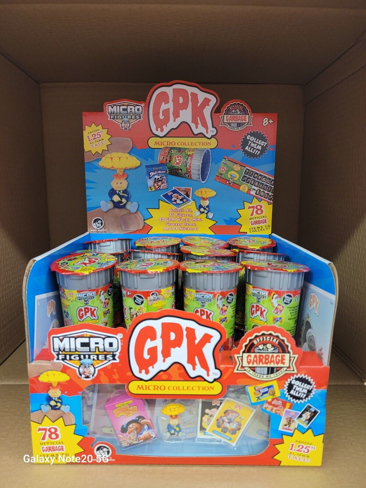 GARBAGE PAIL KIDS Series 1 Collection MICRO FIGURES Box Of 24 Pieces ...