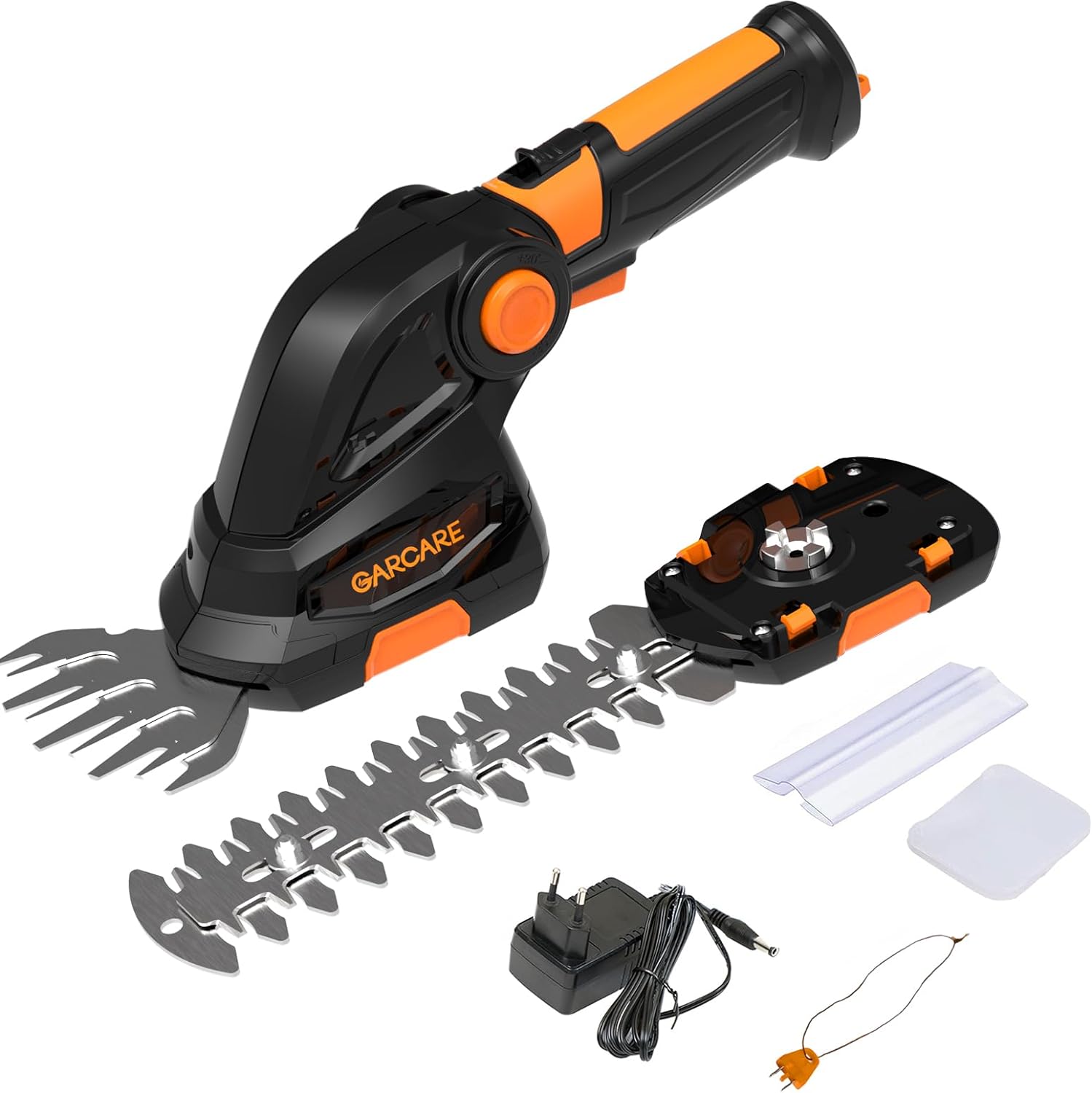 IRONMAX 3.6V 2-in-1 Cordless Handheld Grass Shear Cutter Shrub Trimmer ...