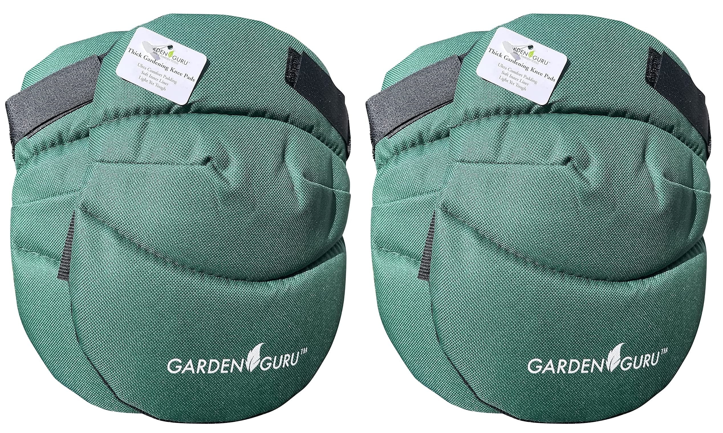 GARDEN GURU Cushioned Gardening Knee Pads with Adjustable Straps - Soft ...
