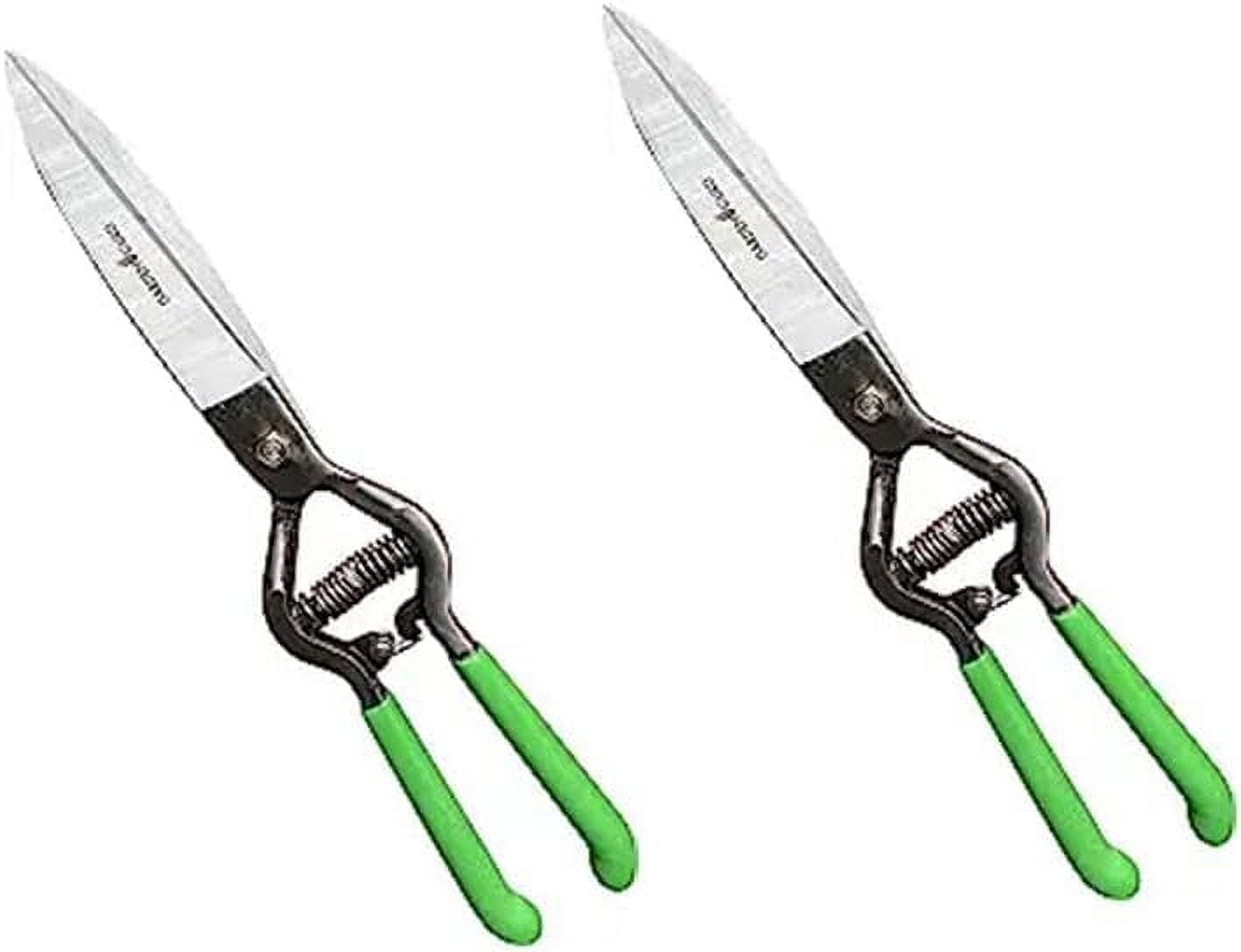 GARDEN GURU Hand Grass Clipper Scissors – Classic Forged Steel Grass ...