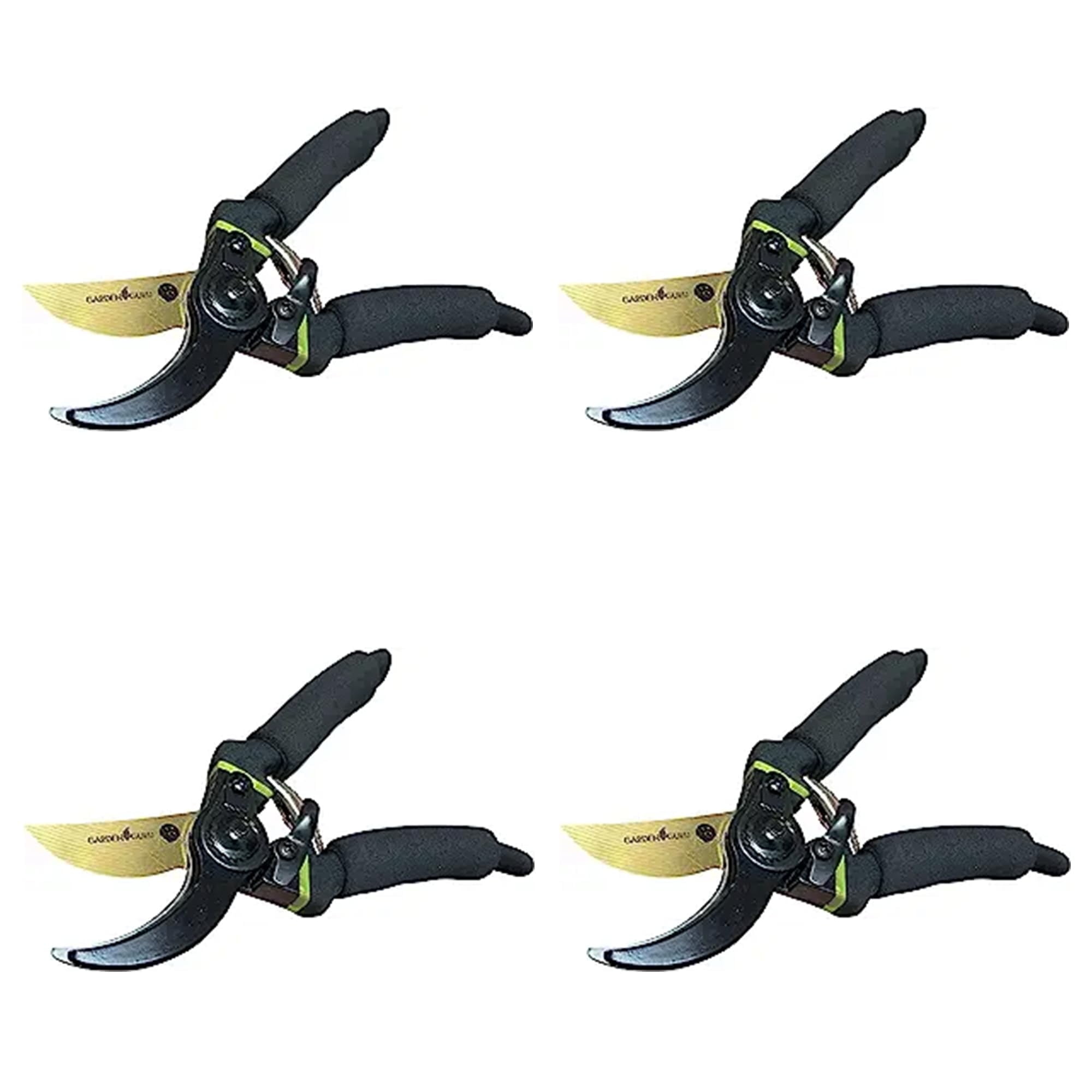 GARDEN GURU Soft Grip Garden Pruning Shears Scissors Clippers Hardened ...