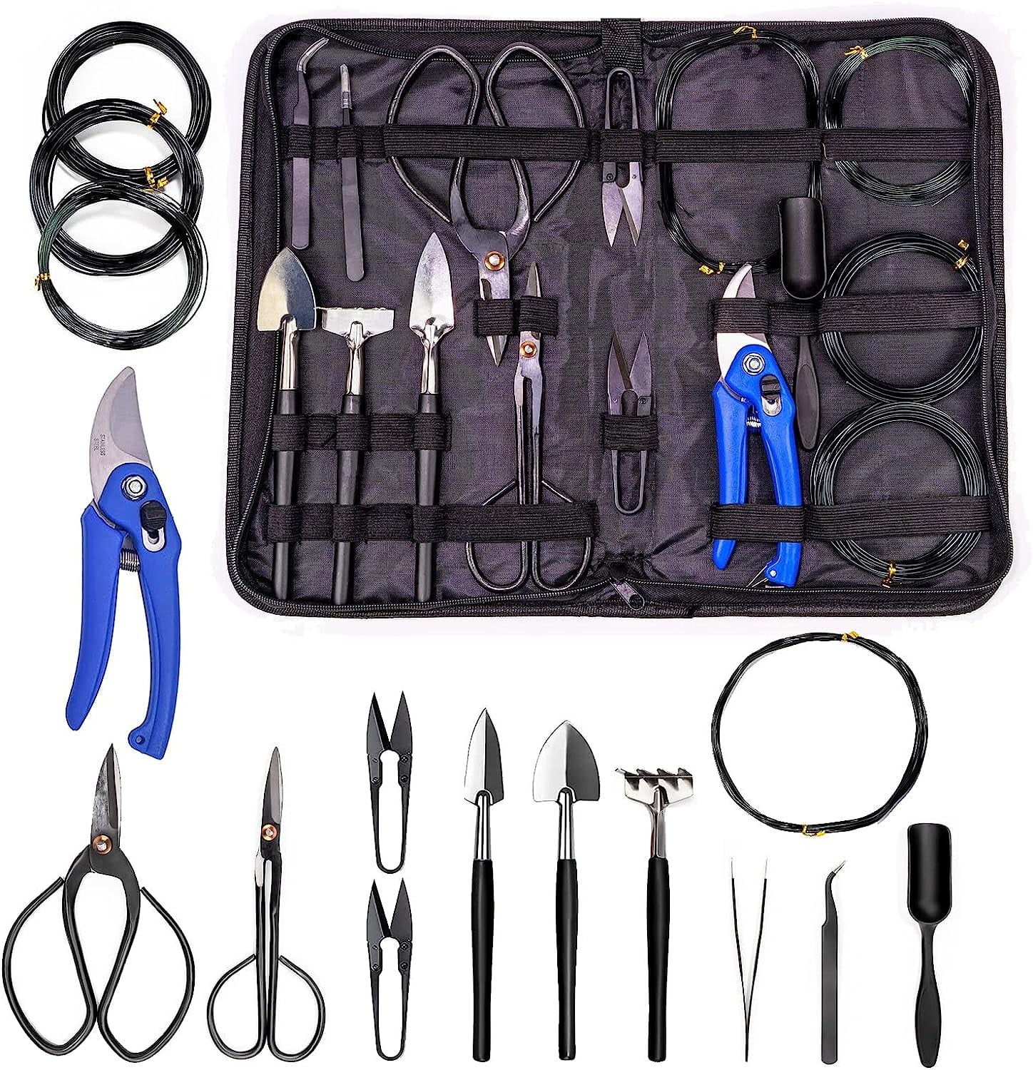 Gardenera Professional Bonsai Tool Set for Precise Trimming and Shaping ...