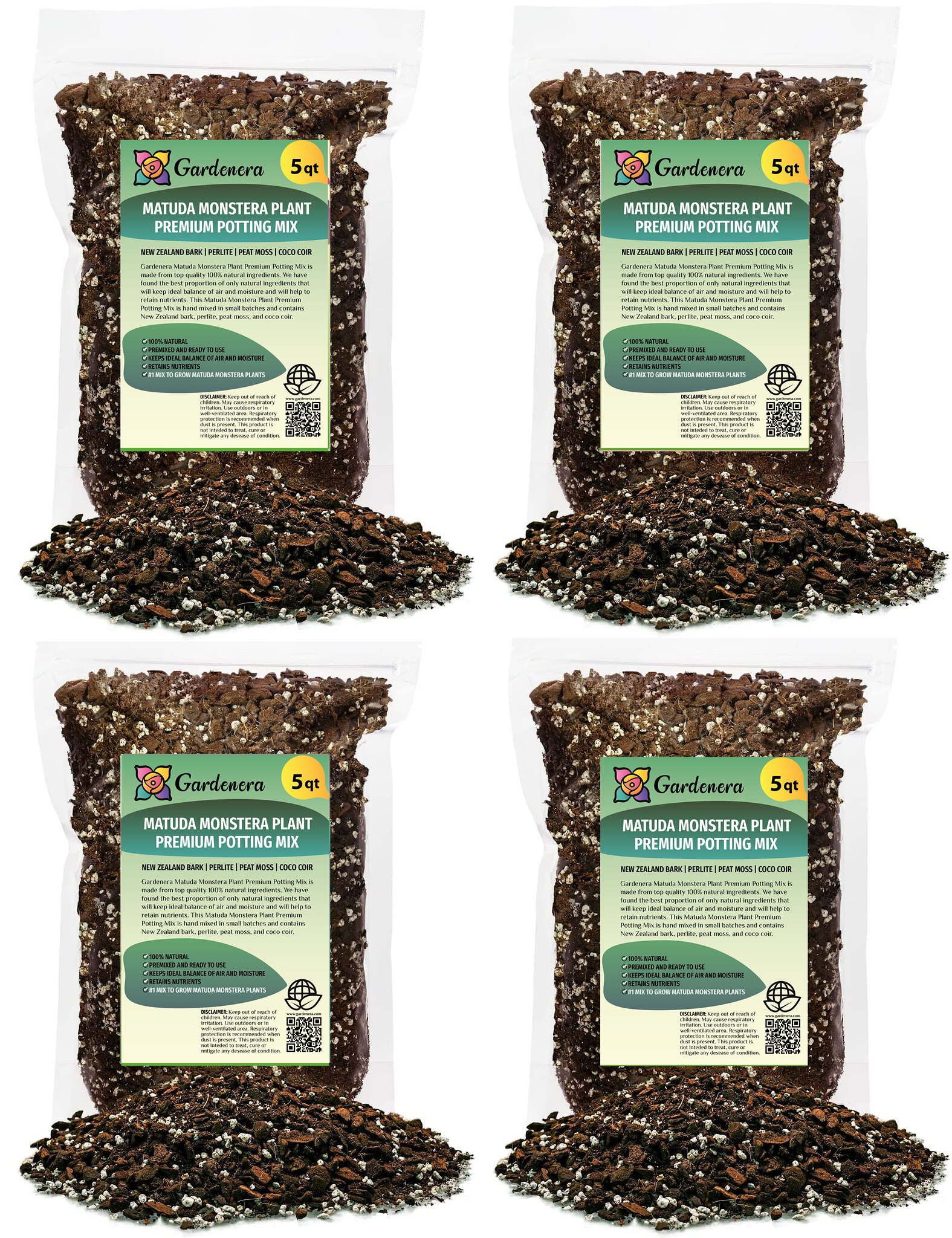 ⭐ GARDENERA Monstera Siltepecana Matuda Soil Mix - Trusted by Experts ...