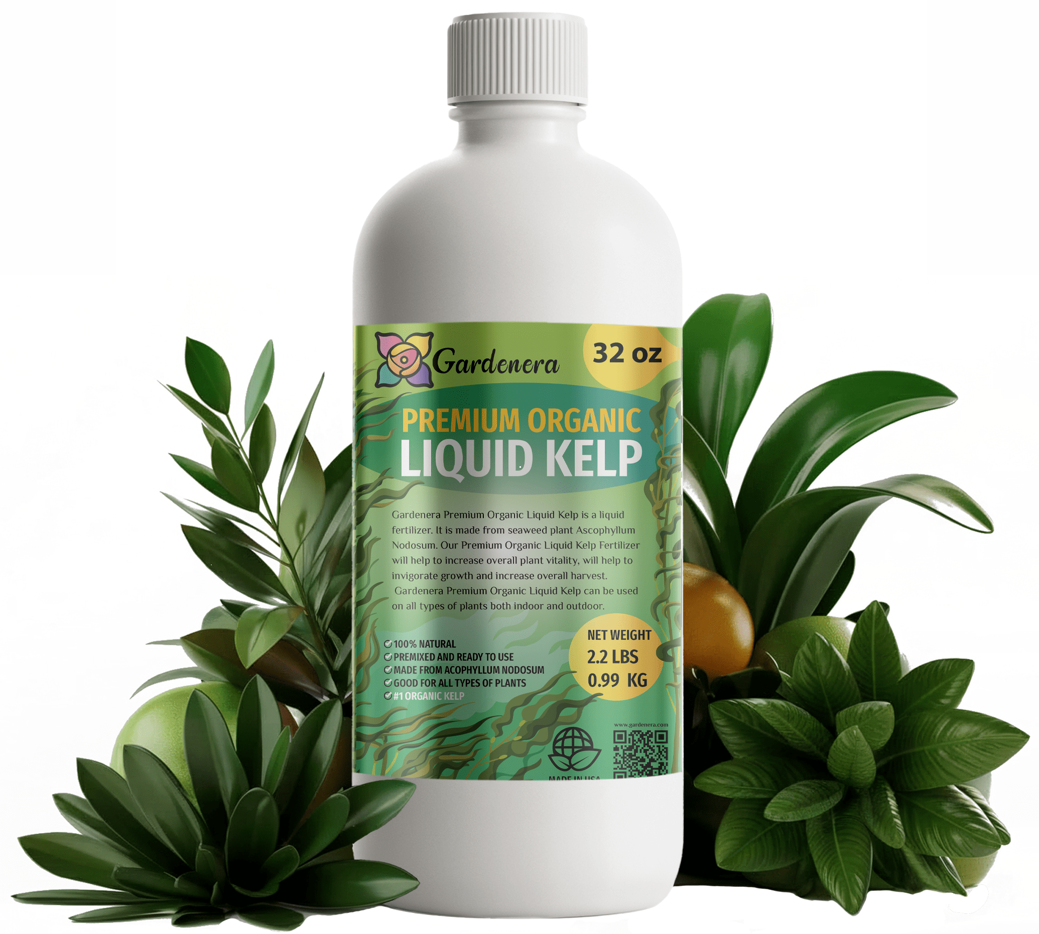 ⭐ 𝐁𝐄𝐒𝐓𝐒𝐄𝐋𝐋𝐄𝐑 GARDENERA Organic Liquid Kelp Fertilizer - 32 oz -Enhance ...