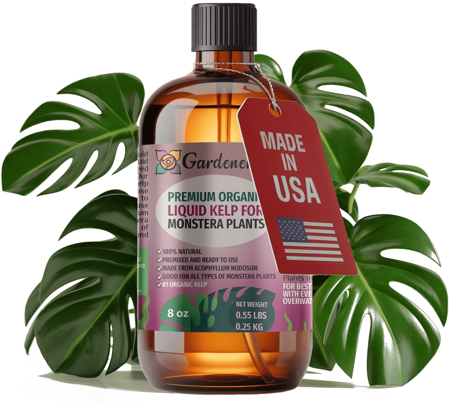 ⭐ GARDENERA Premium Organic Seaweed & Kelp Superfood for MONSTERA ...