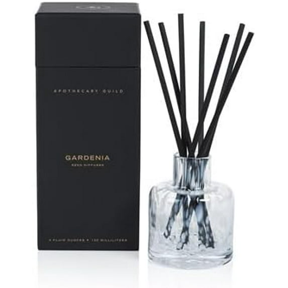 GARDENIA Zodax Apothecary Guild Reed Diffuser - 120 ml - Gift Boxed ...
