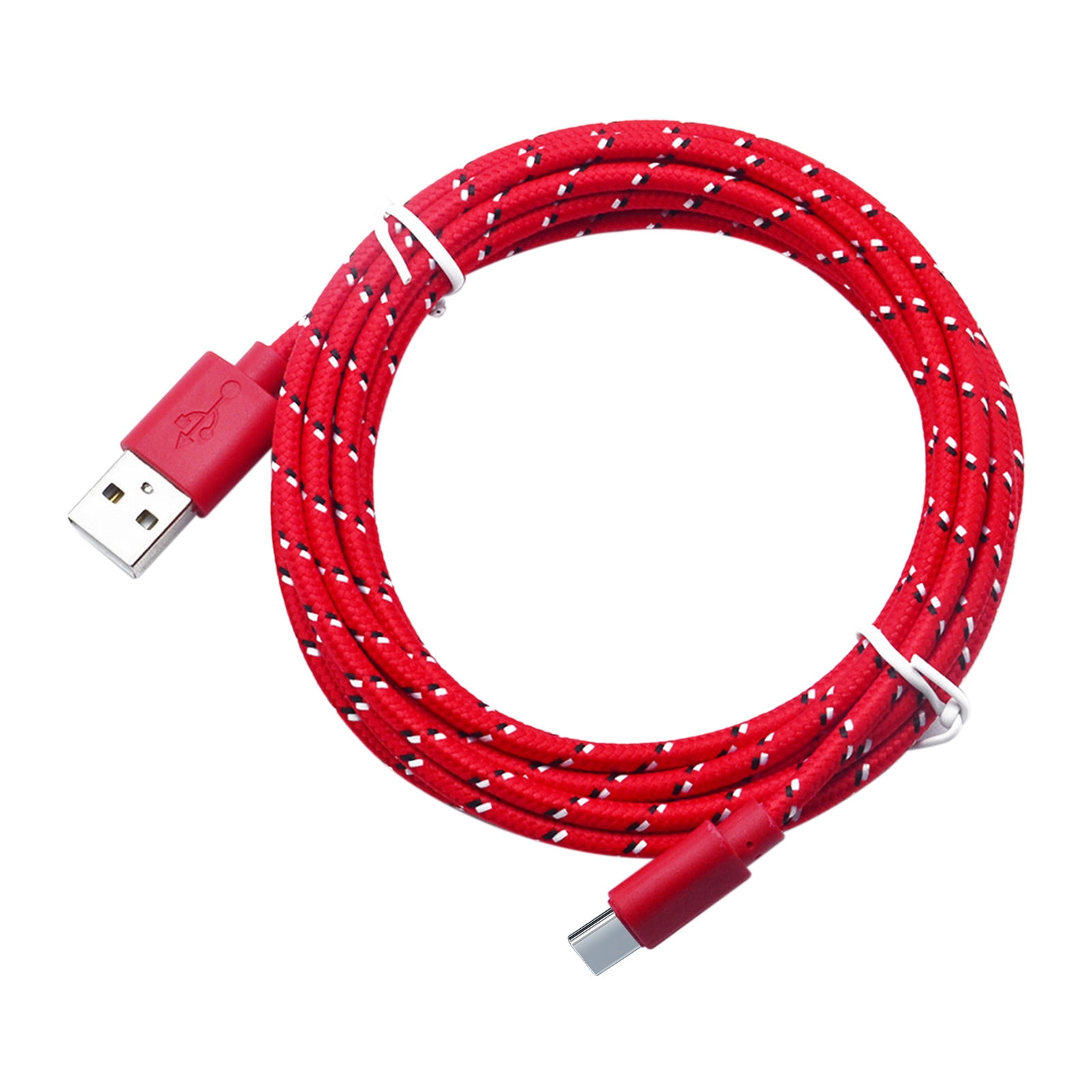 GARENAS 1 Meter Color Pattern Data Cable Type-C/USB Port Mobile Phone ...