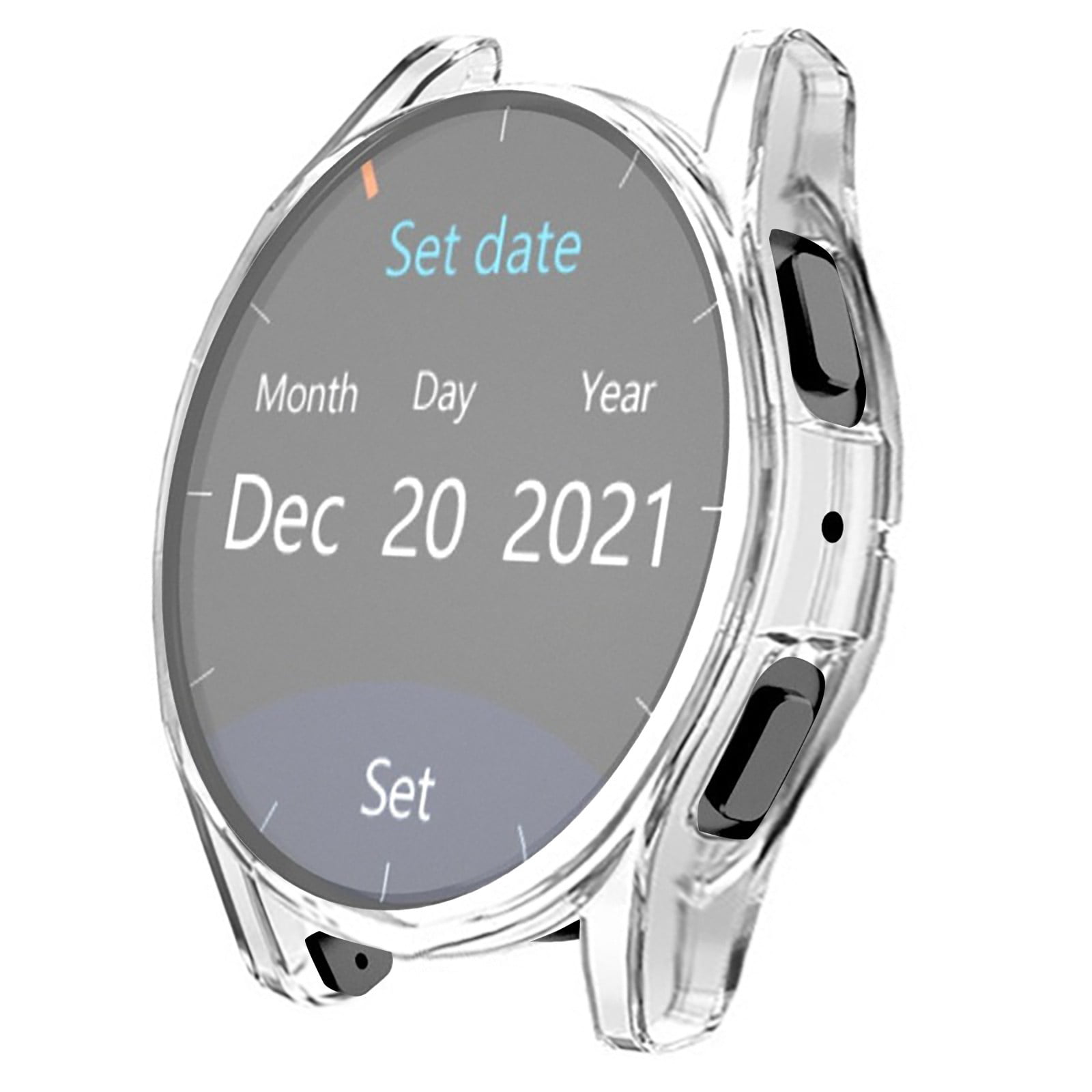 GARENAS 40mm Electroplated TPU Full Coverage Case with Film Protector ...