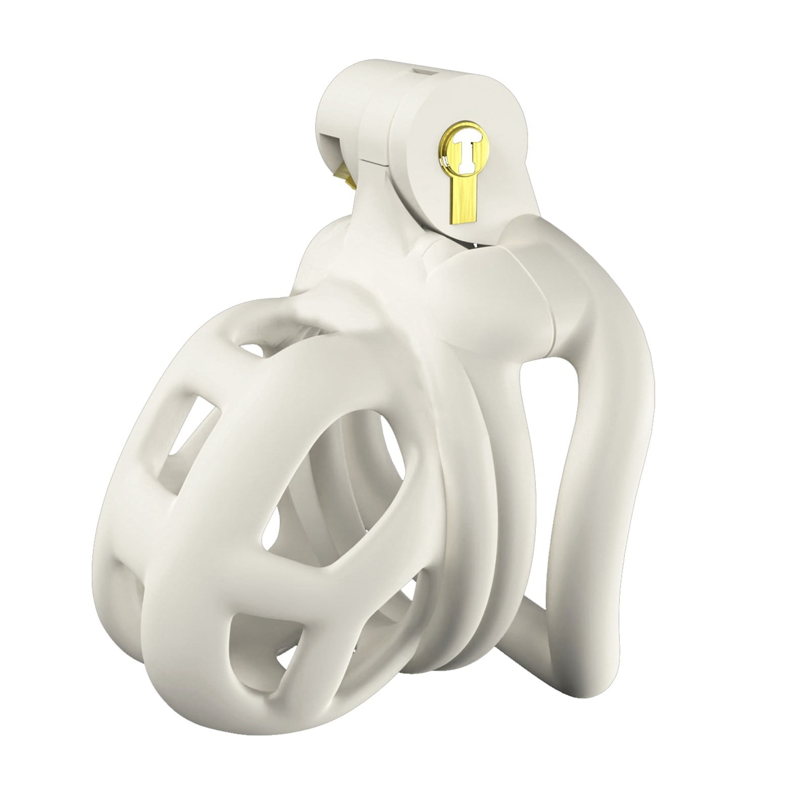 GARENAS Candy Cane Christmas Decorations Male Cage Device Resin Cage ...