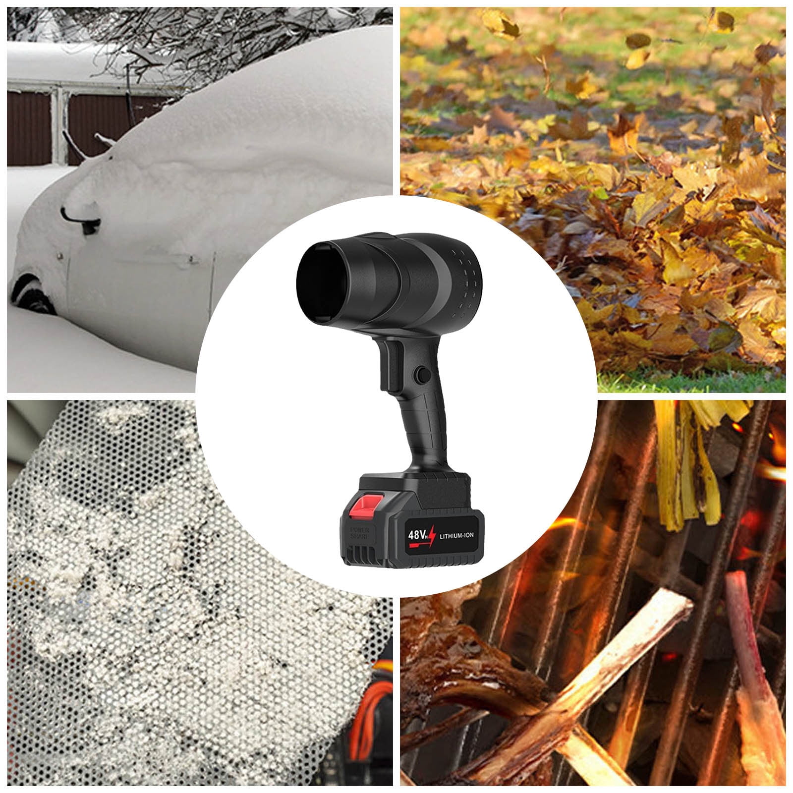 GARENAS Car Drying Machine Blower Snow Blower Portable Wireless Car ...