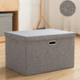 GARENAS Cloth Storage Foldable Storage 12.5X9.4X7 inch Storage Cubes ...