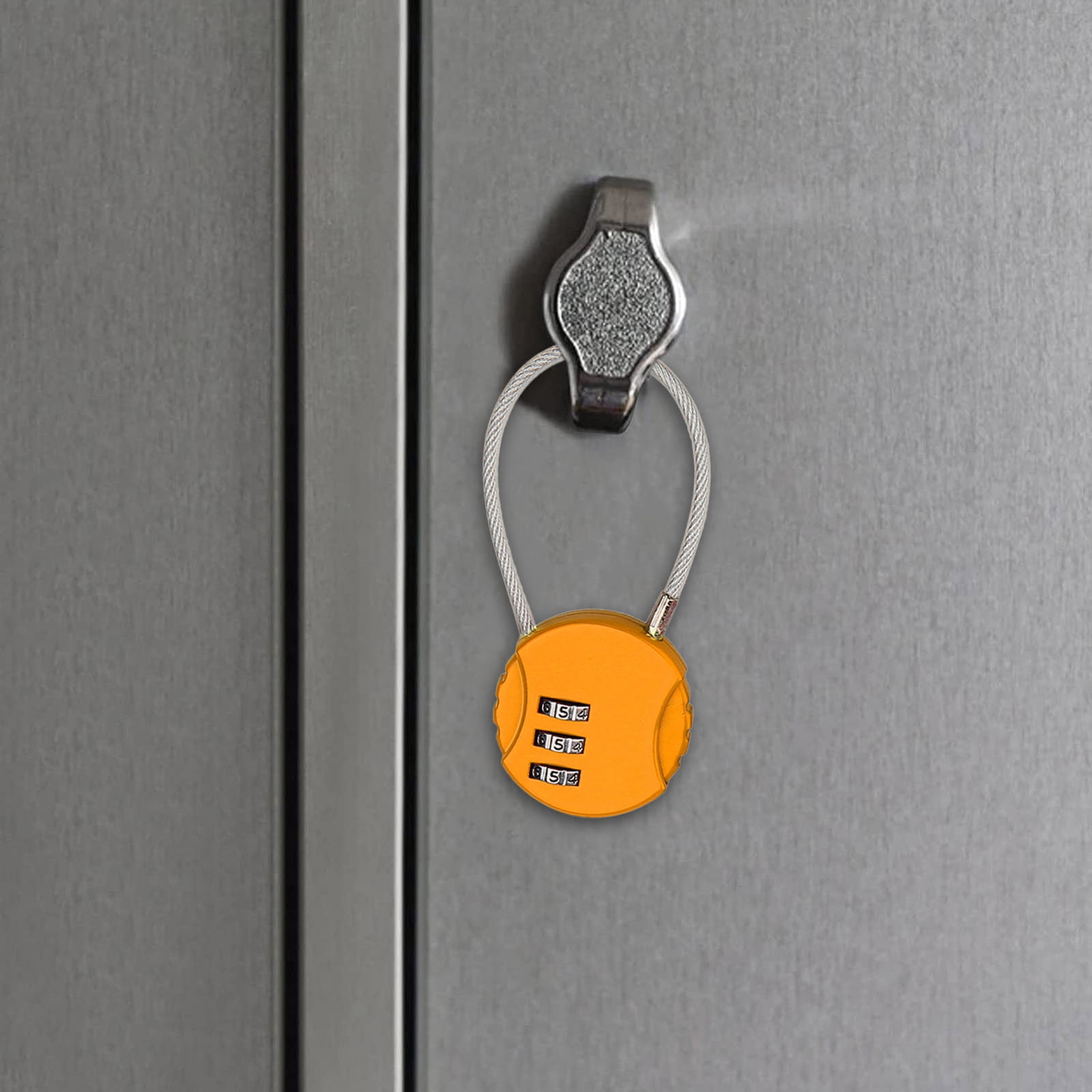 GARENAS Combination Lock 3 Digit Outdoor Padlock for School Gym Locker ...