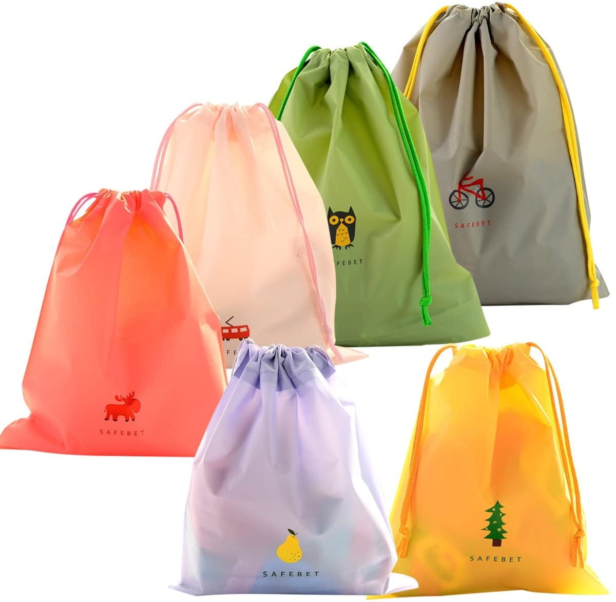 GARENAS Creativee Waterproof Storage Bag with Drawstring Storage Bag ...