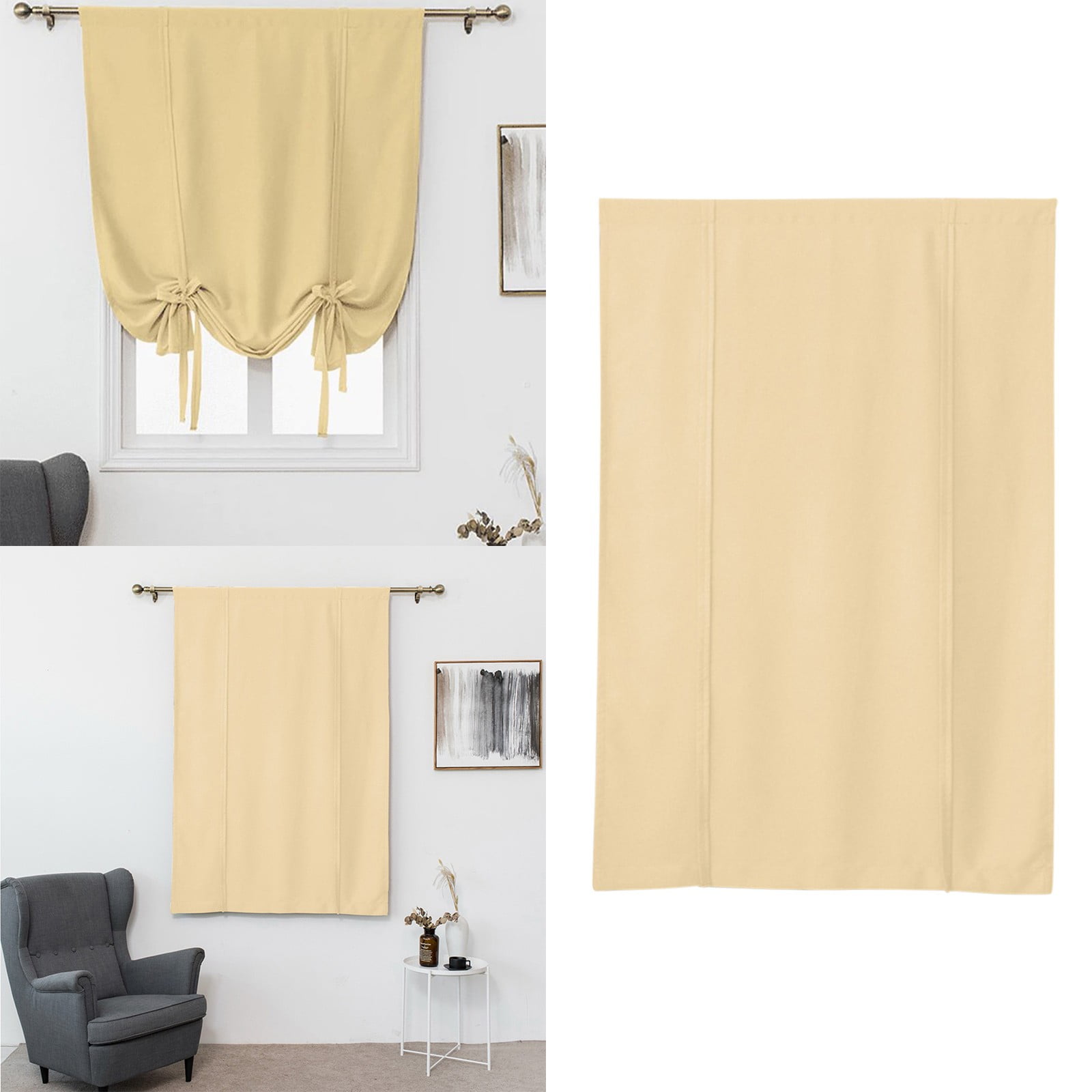 GARENAS Curtains Sheer New Modern High Precision Double Dull High ...