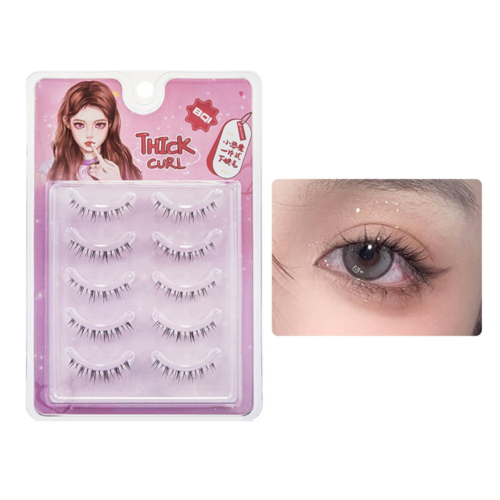 GARENAS False Eyelashes Natural Fluffy Cat Eye Eye Lashes Thick ...