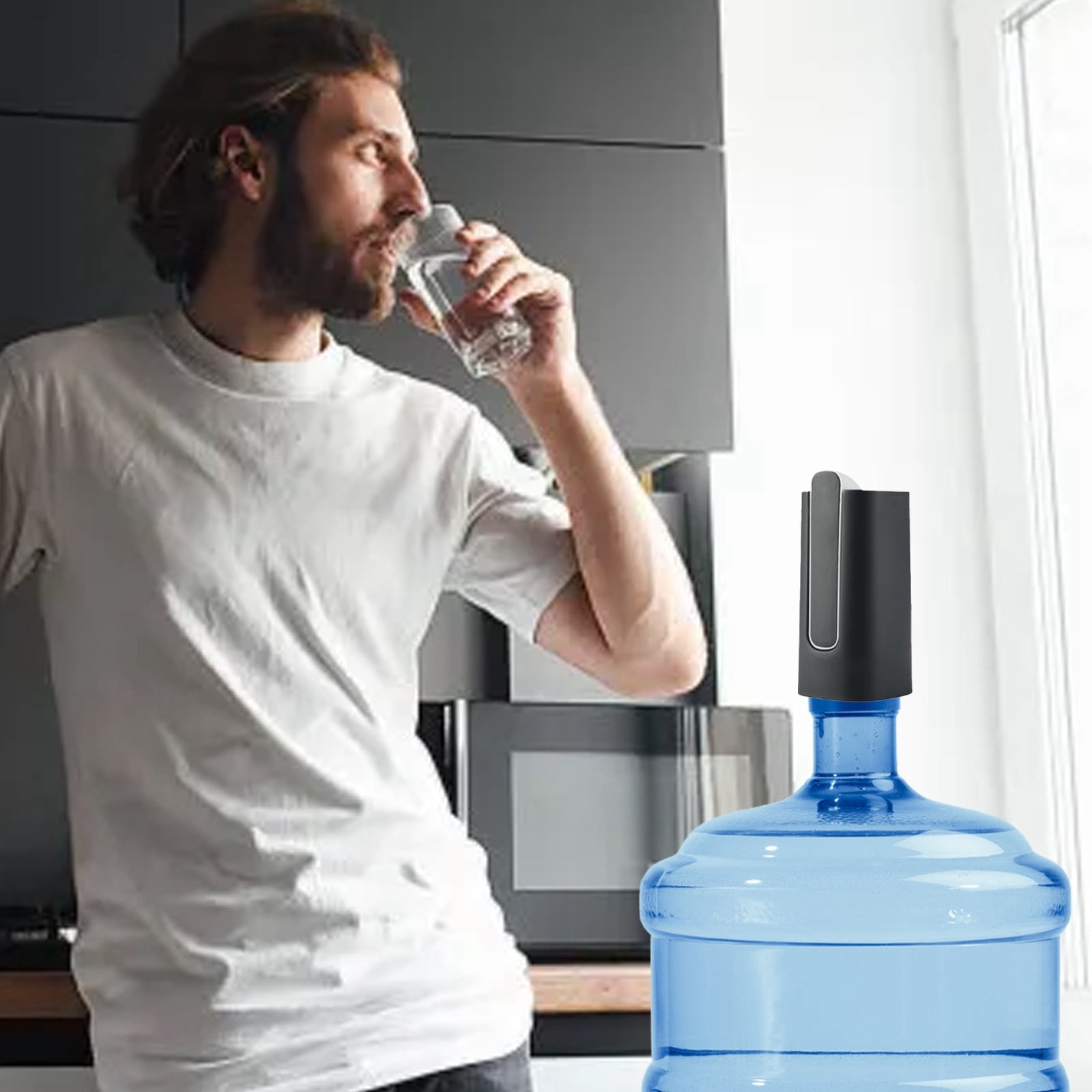 GARENAS Folding USB Charging Portable Automatic Folding Water Dispenser ...