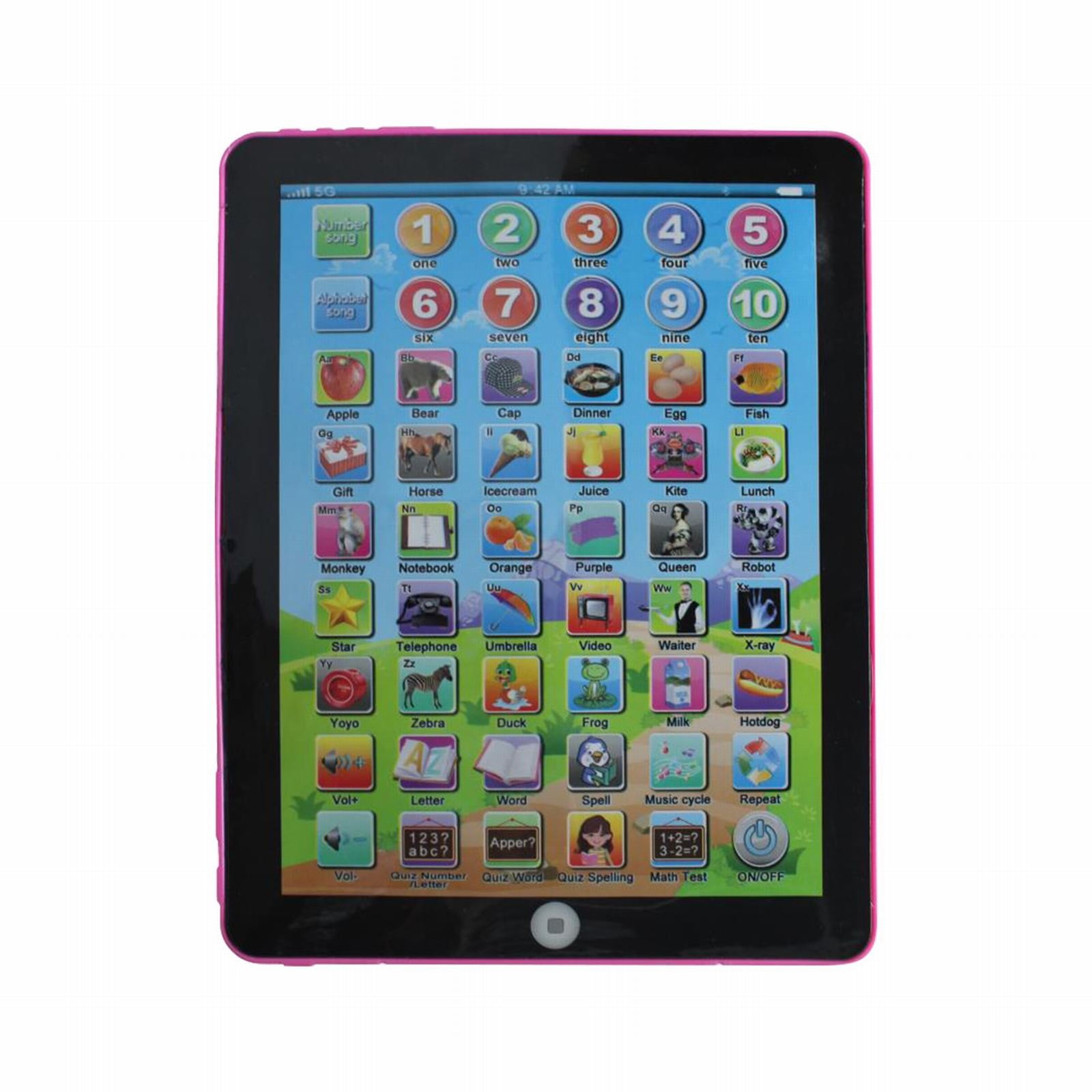 GARENAS Kids' Point and Learning Tablet for Toddlers for Number. ABC ...