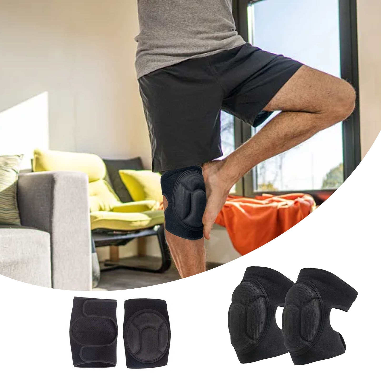 GARENAS Knee and Elbow Protector Eva Turtle Collision Fall Kneeling ...