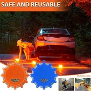 Lizard Flare Pack of 6, 360° LED Safety Flare for Car Roadside Hazard ...