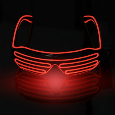 LED Light-Up Flashing Heart Shape Glasses Kid Heart Sunglasses , 12 ...