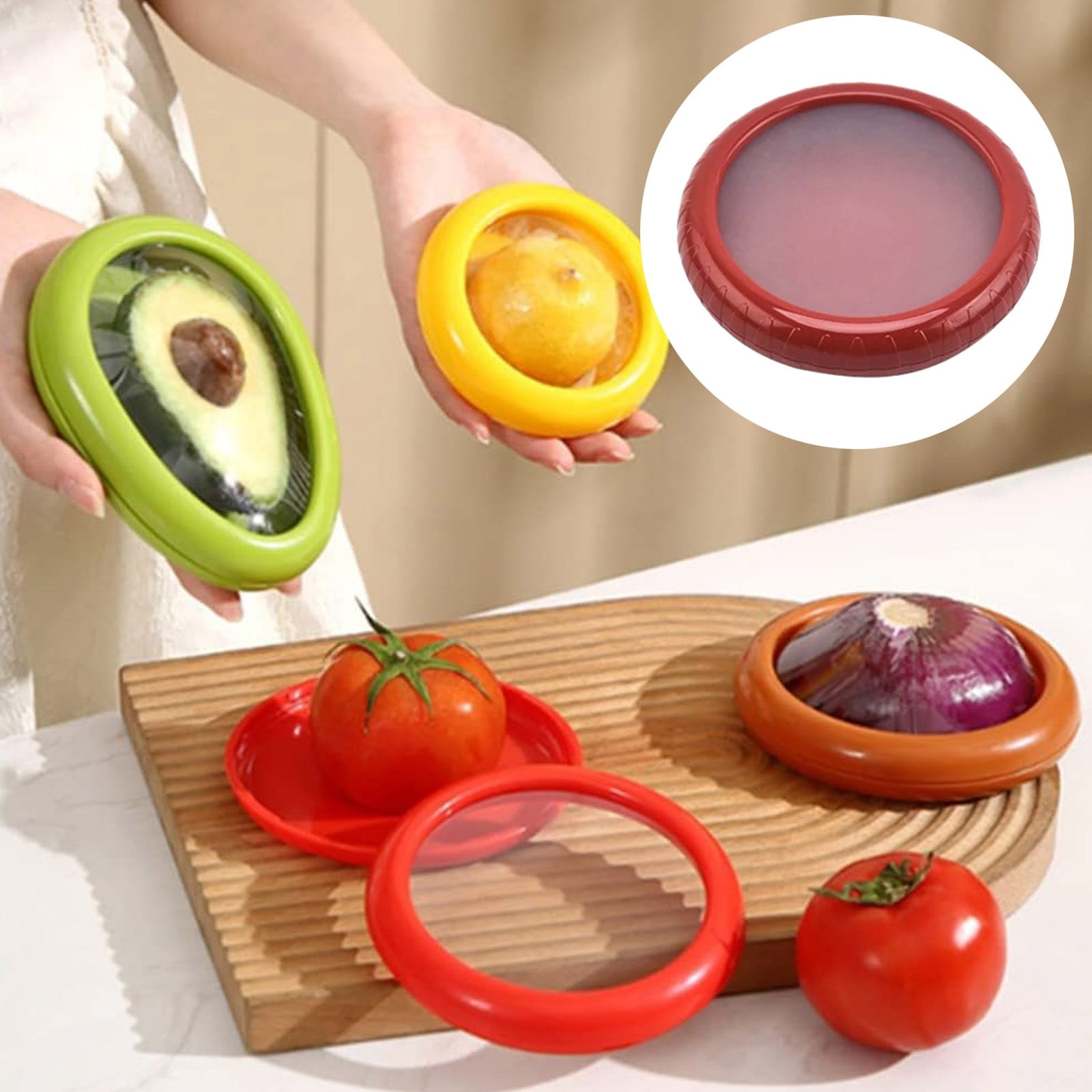 GARENAS Mini Fridge Storage Solution Silicone Film SeaLED Food ...