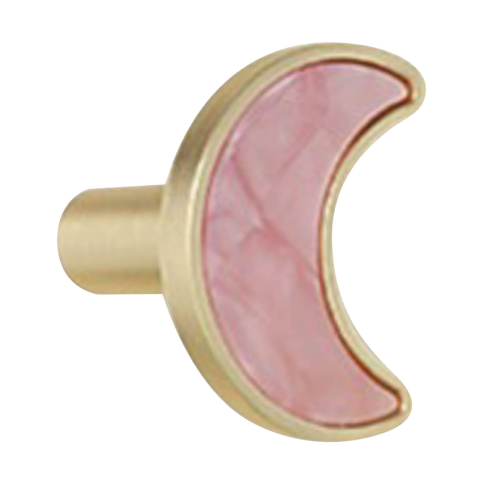 GARENAS Moon Shaped Small Dresser Knobs Cartoon Cabinet Door Knobs Cute ...