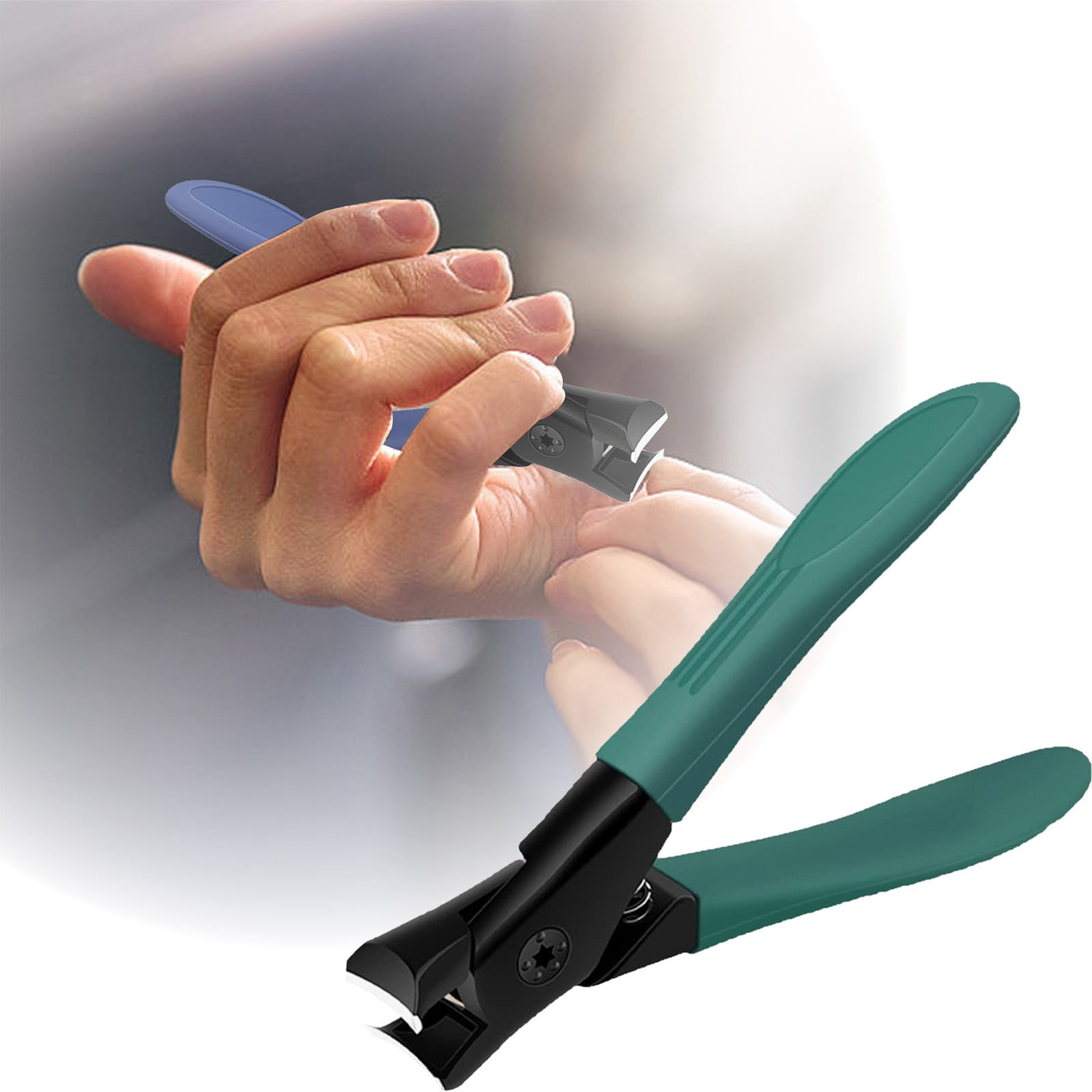 GARENAS Nail Cutter Nail 2024 Newest Toe Nail for Thick Hard Nails with ...