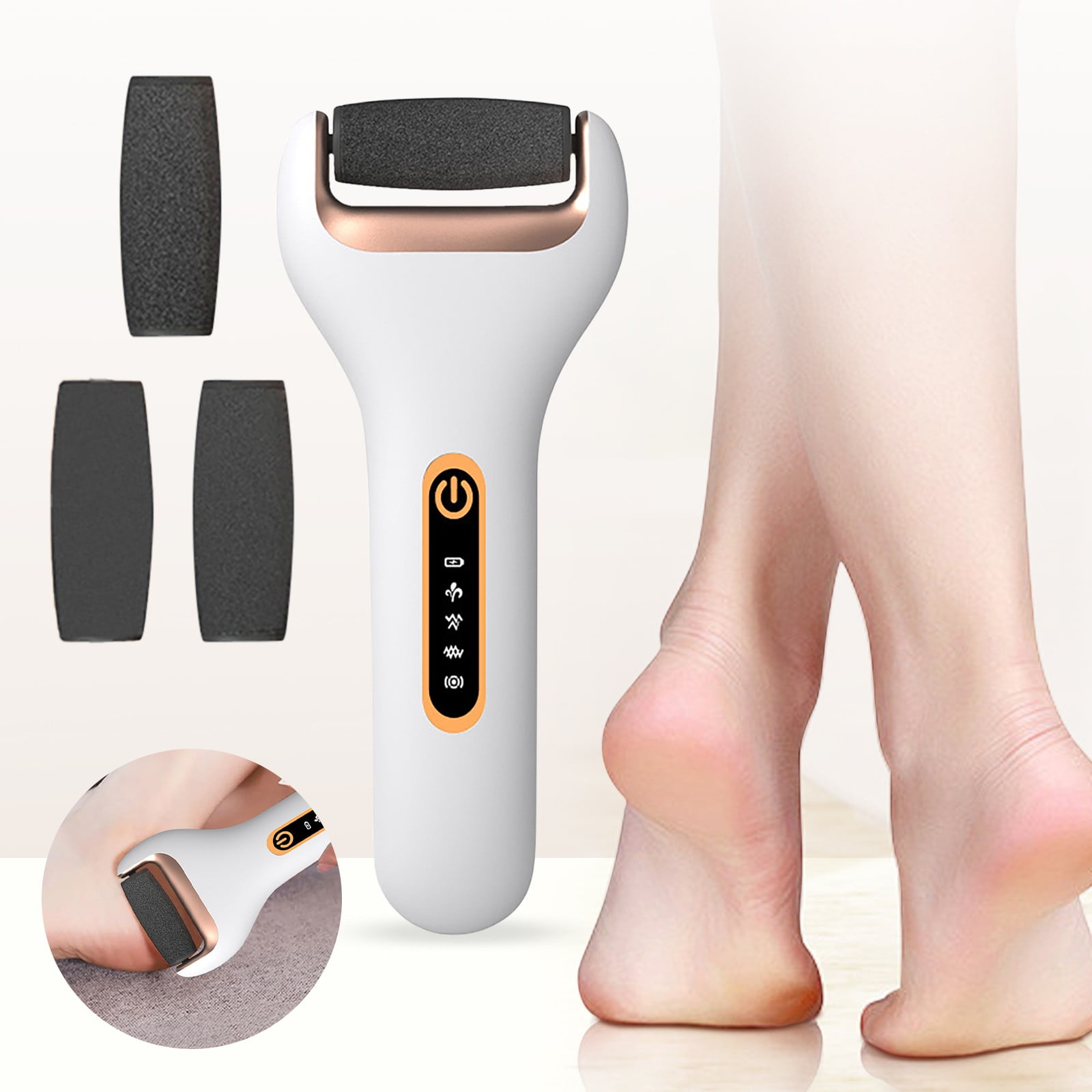 GARENAS New Electric Foot Grinder Dead Skin Exfoliation Beautiful Foot ...