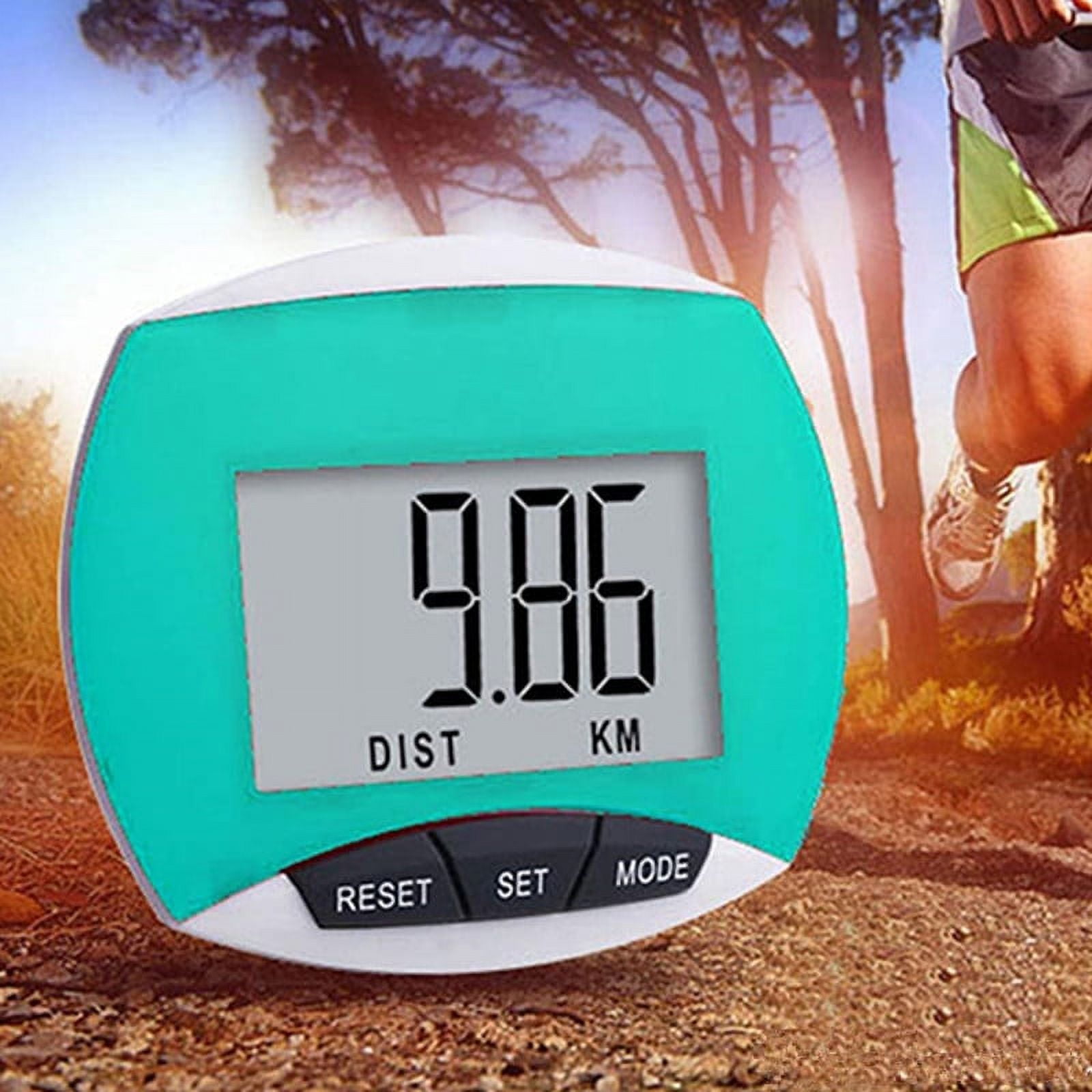 GARENAS Pedometer Without App and Cell Phone Odometer Jogging Fitness ...