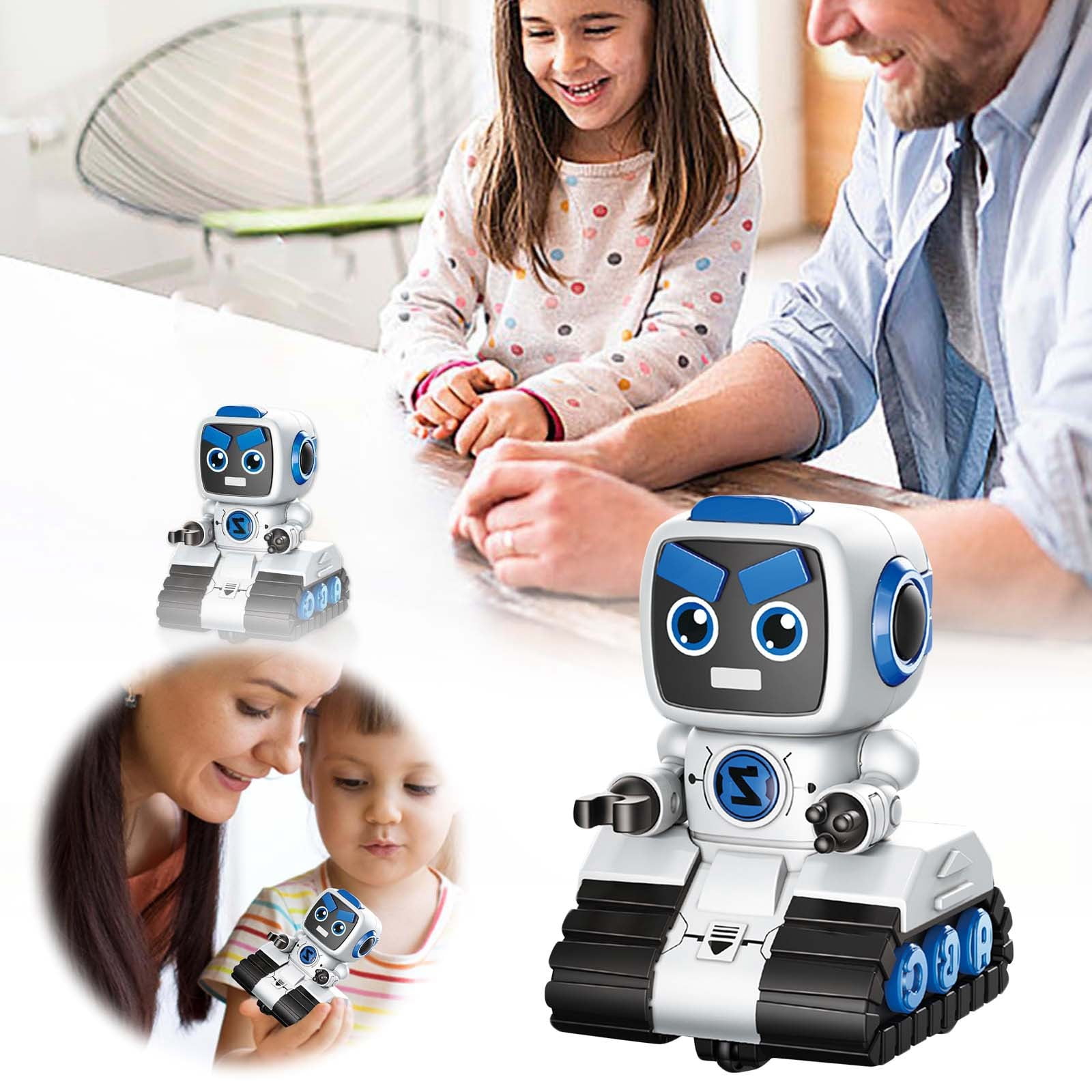GARENAS Robot Toy Car Inertial Backforce Mini Vehicle Cartoon Design ...